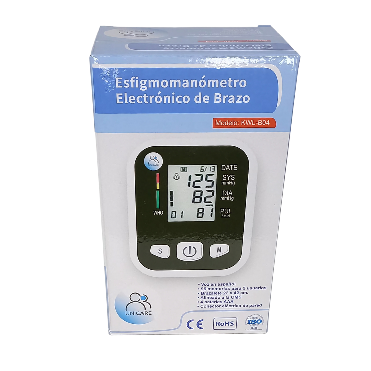 TENSIOMETRO DIGITAL - UNICARE ORIGINAL - Shop ECOZU