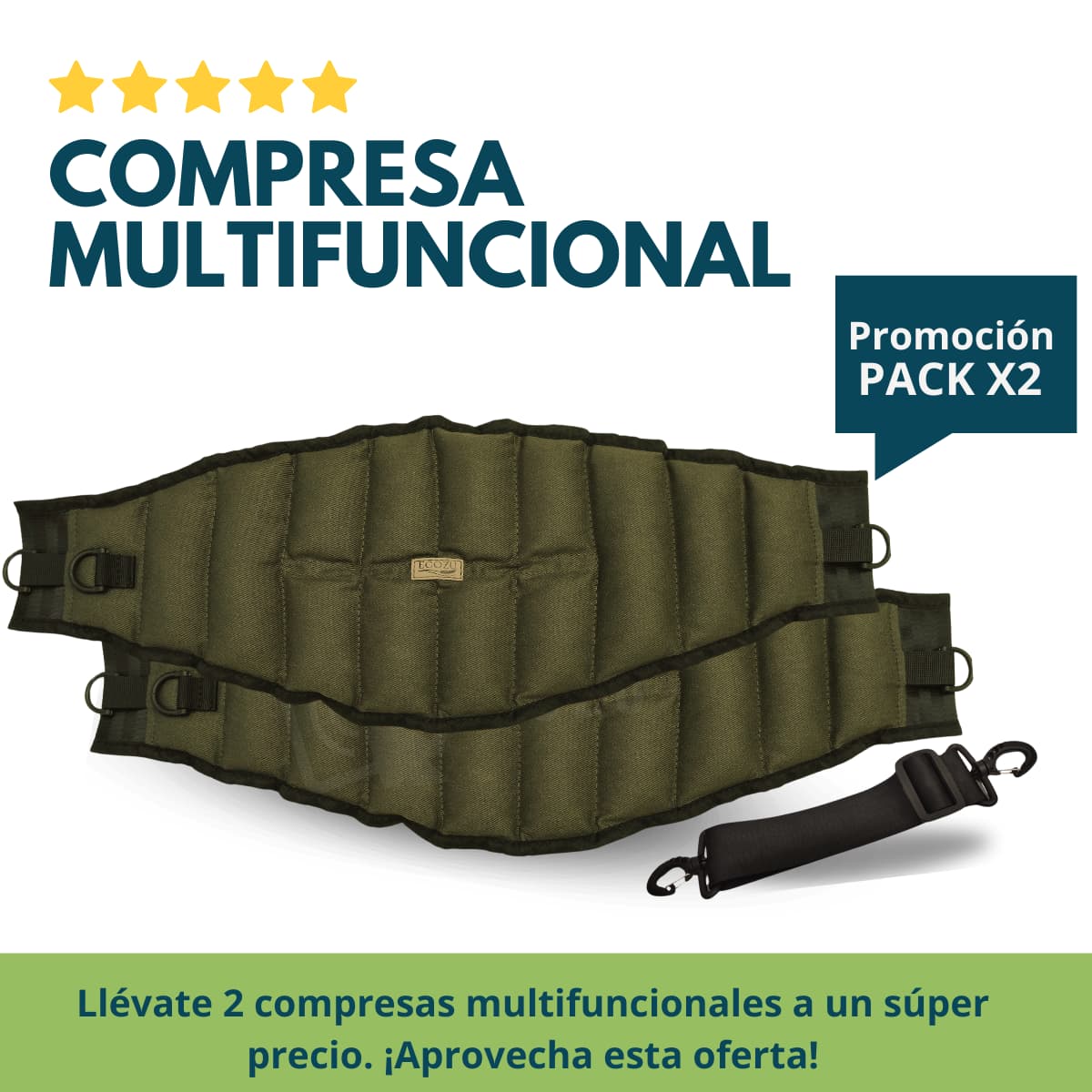 PACK DE 2 COMPRESAS DE SEMILLAS MULTIFUNCIONAL - Shop ECOZU